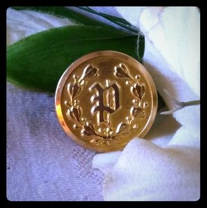 Vintage | Accessories | Vintage P Police Uniform Metal Button | Poshmark